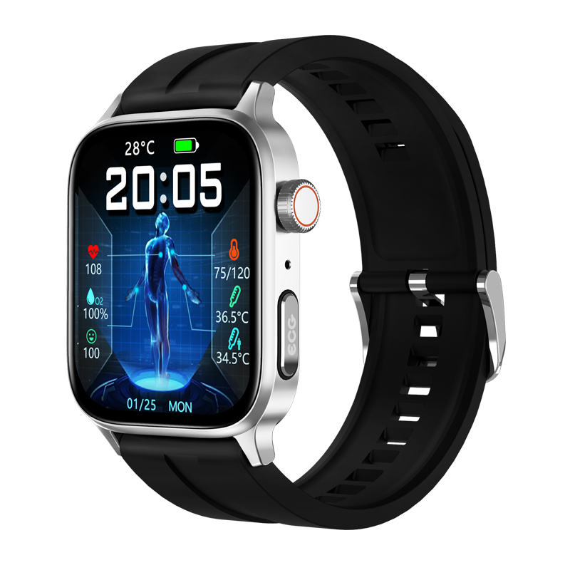 GT22 ECG PPG Body Temperature Ture Blood Oxygen Smartwatch Bluetooth ...