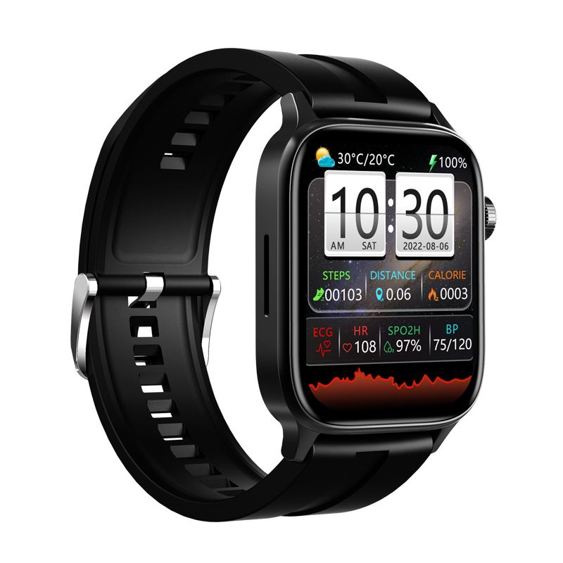 GT22 ECG PPG Body Temperature Ture Blood Oxygen Smartwatch Bluetooth ...